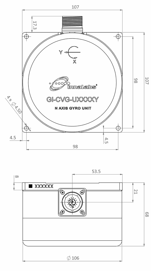 GI-CVG-U1100A Gyroscope