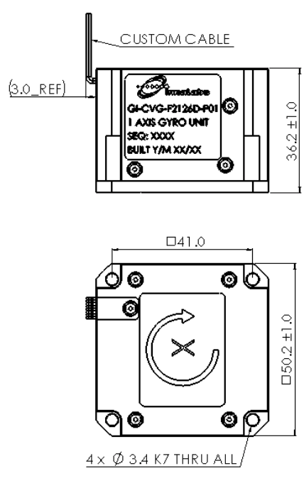 GI-CVG-F21XXD Gyroscope - SECRET GUARDIAN